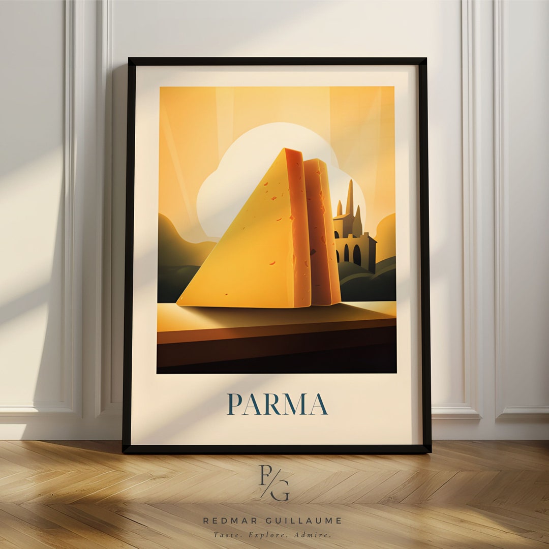 Parmigiano Reggiano Artsy Kitchen Poster | Parmesan Cheese Kitchen ...