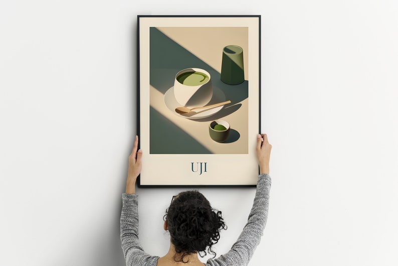 Matcha Tea Food Art Uji Print Japanese Kitchen Poster - Etsy