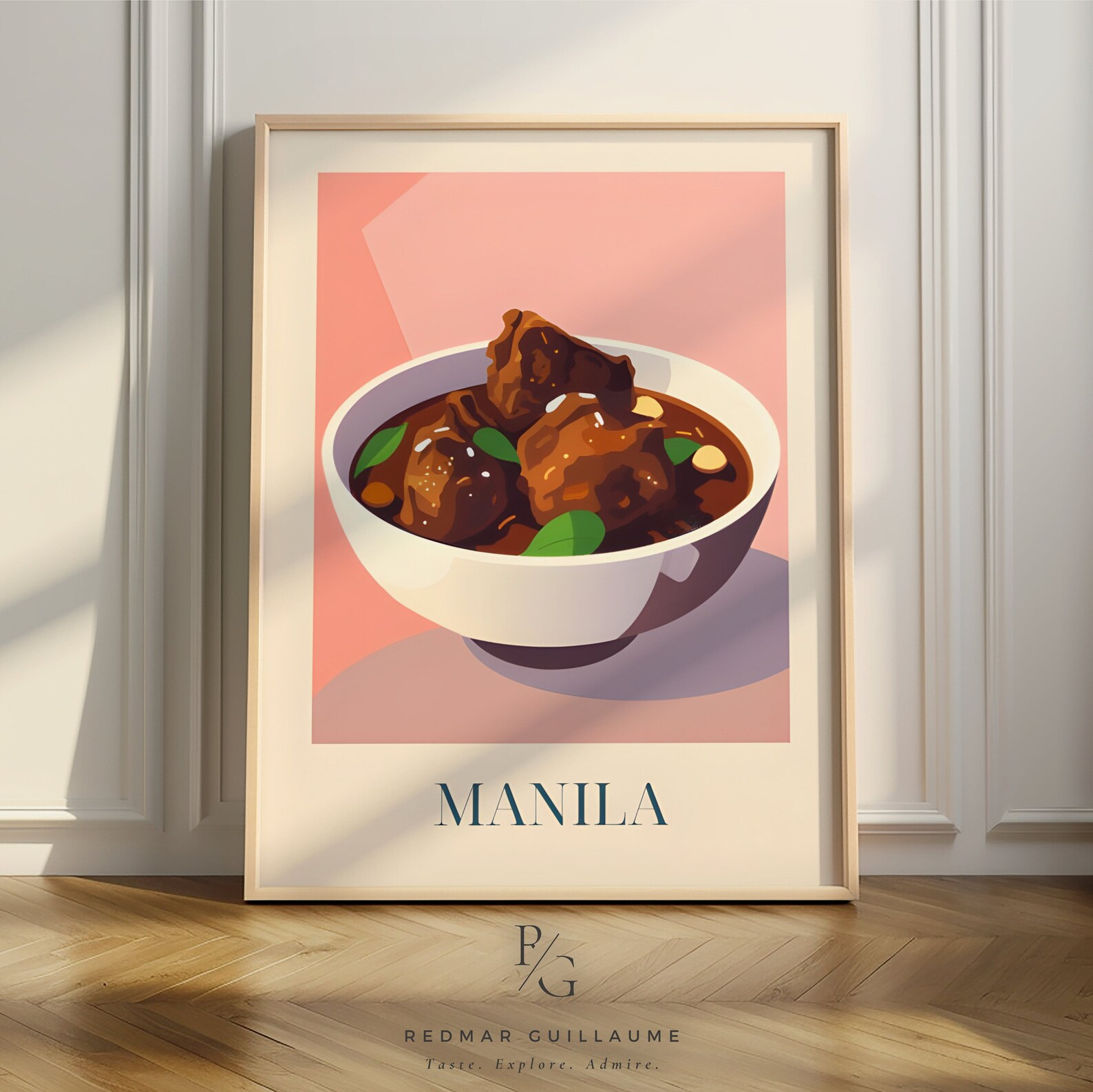 Adobo Kitchen Poster Manila Kitchen Print Philippine - Etsy