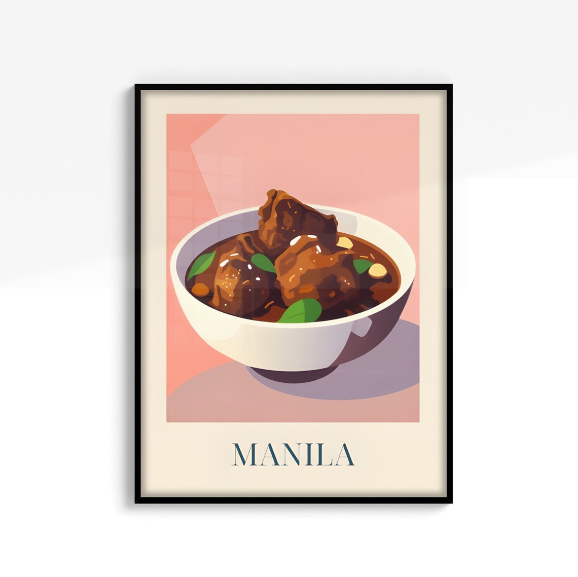 Adobo Kitchen Poster Manila Kitchen Print Philippine - Etsy