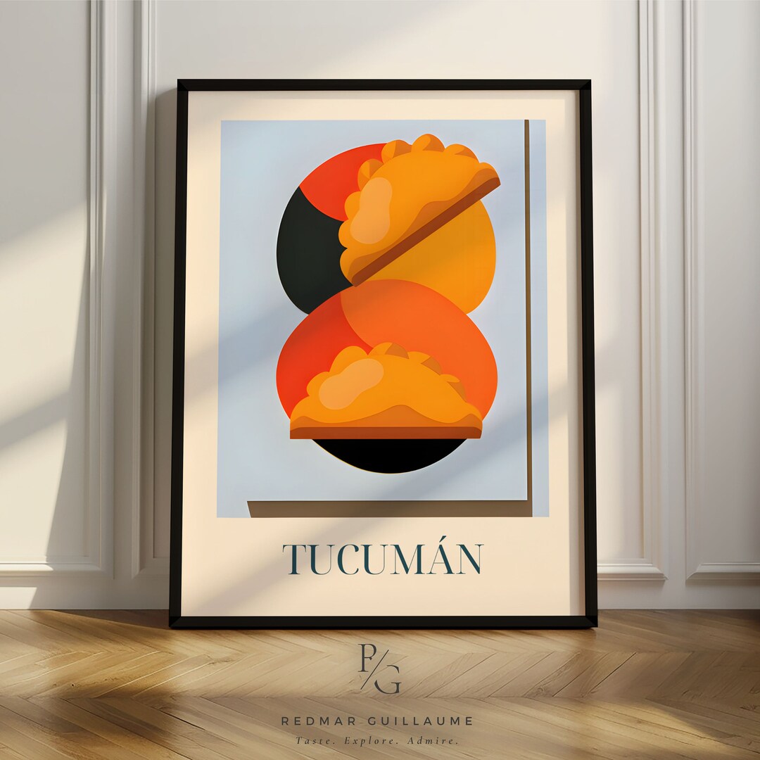 Empanadas Artsy Kitchen Poster | Tucuman, Argentina Kitchen Poster ...