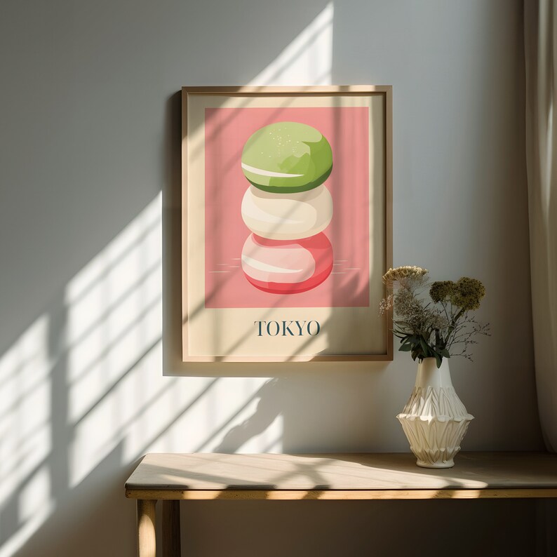 Mochi Ice Cream From Tokyo, Japanese Food Art - Pink Japanese Food ...