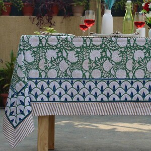 Boho Tablecloth Cotton Handmade Table Cover Home Decorative Dining and ...