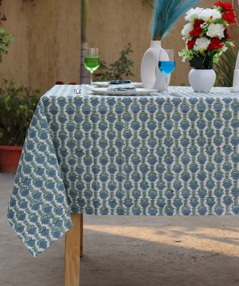 Boho Tablecloth Cotton Handmade Table Cover Home Decorative Dining and ...