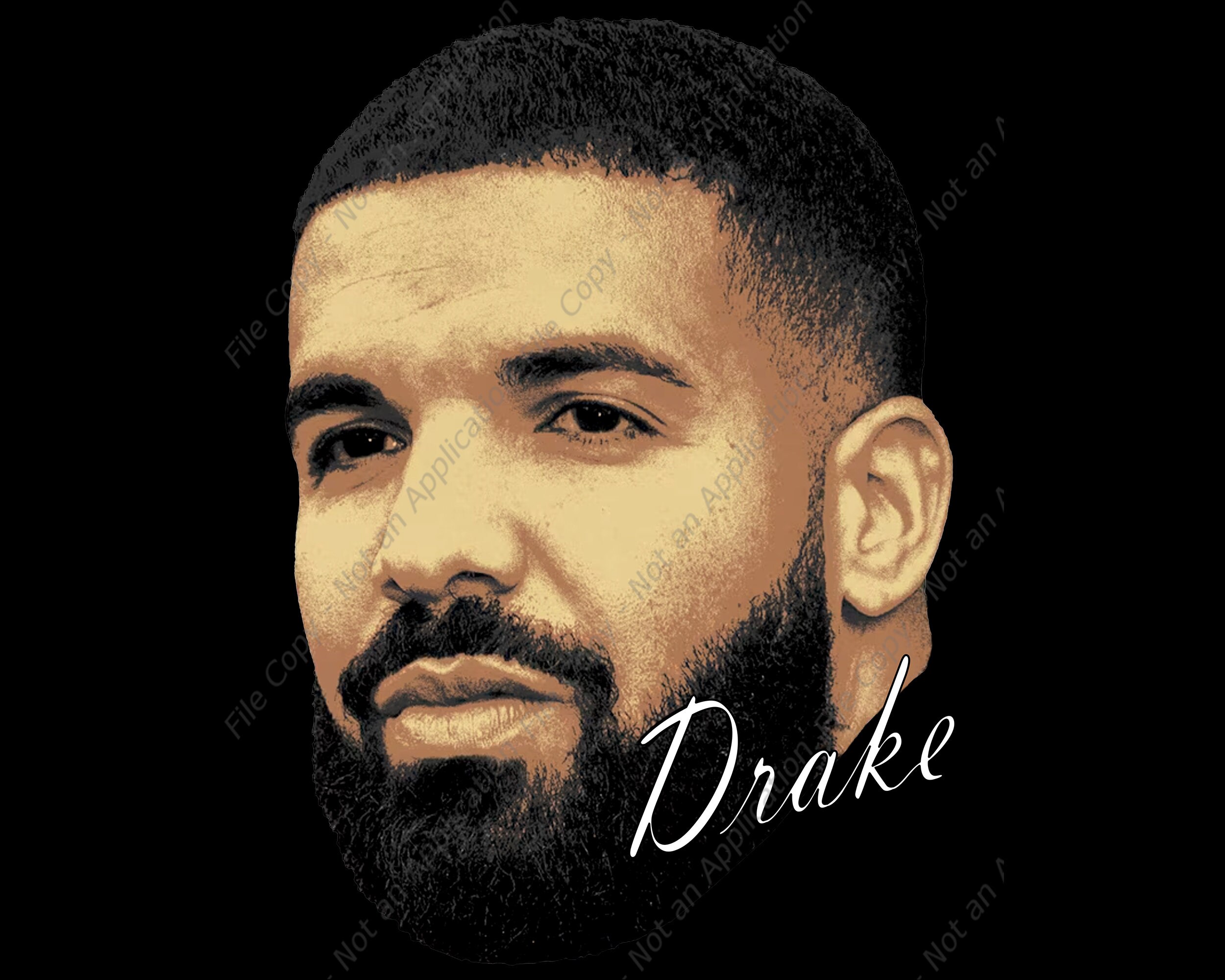 Drake Png Ready to Print Printable Design Artist 90s - Etsy