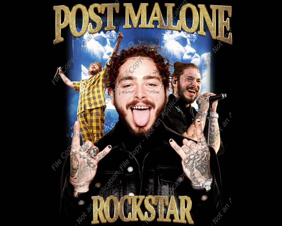 Post Malone Png Ready to Print Printable Design Artist - Etsy Australia
