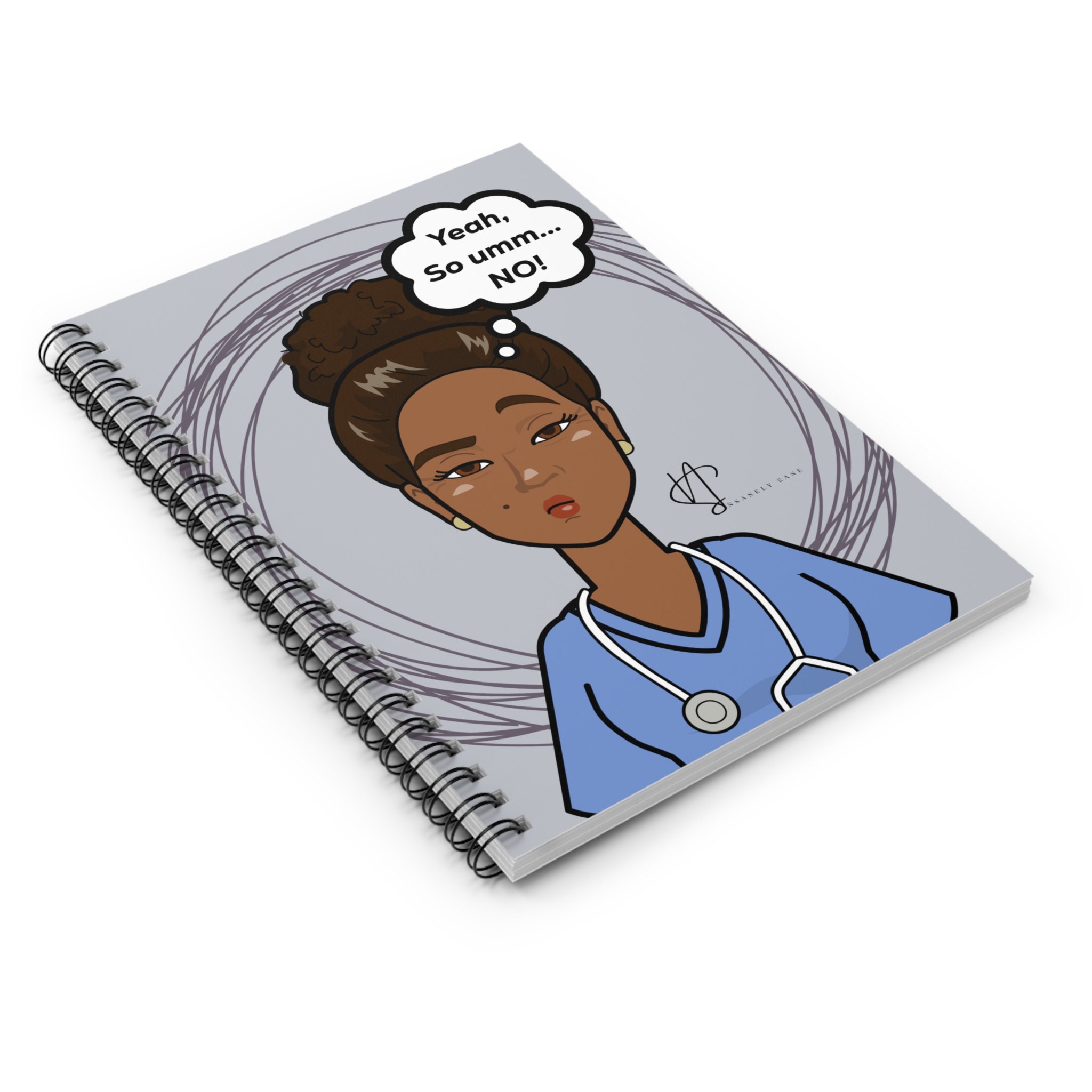 Nurse Notebook, Black Nurse, Ethnic Nurse Notebook, Nurse Sarcasm ...