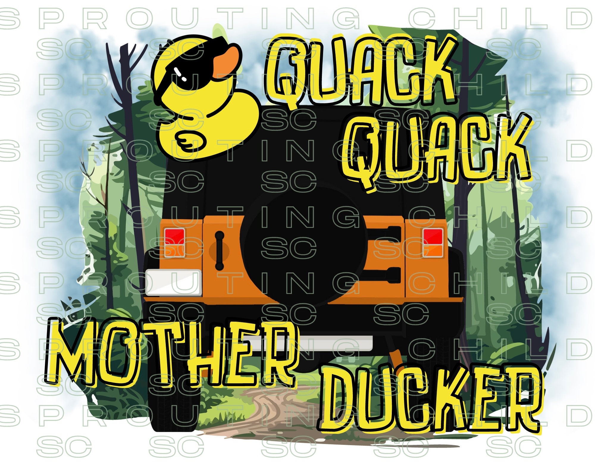 Quack Quack Mother Ducker Png Jeep Png Wrangler Png Etsy Australia 