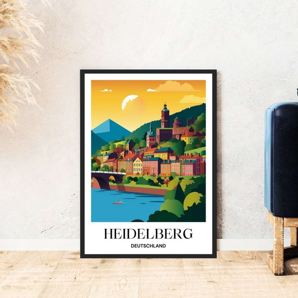 Heidelberg Castle Poster - Etsy