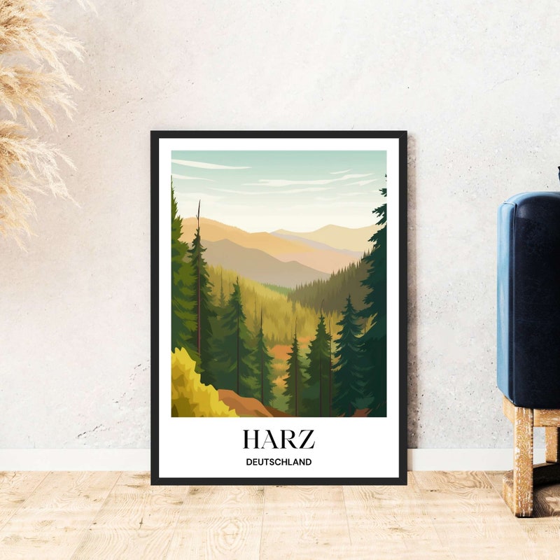 Harz Travel Poster - Etsy