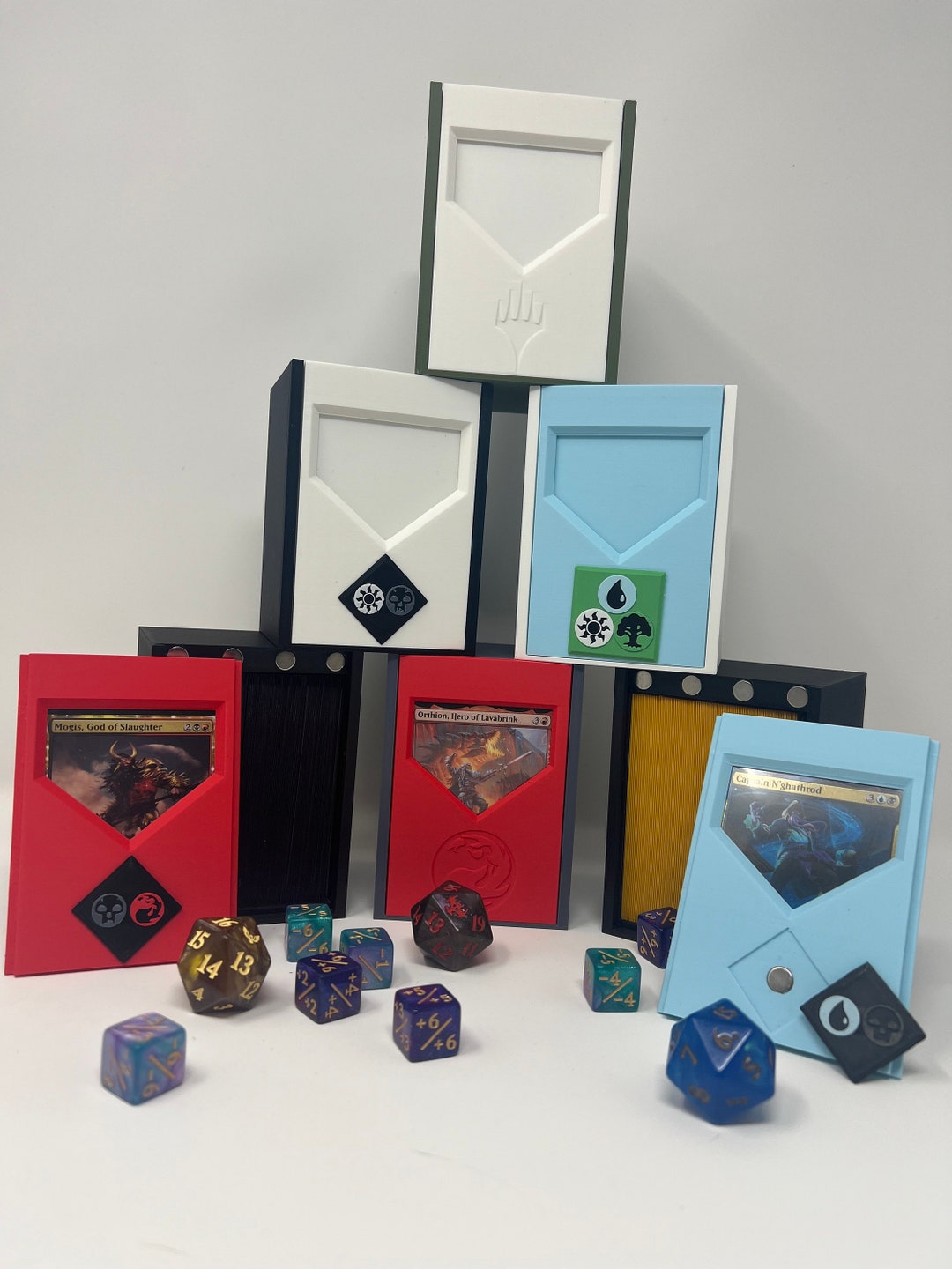 Magnetic Commandview: 3D Printed MTG Commander Deck Box With - Etsy