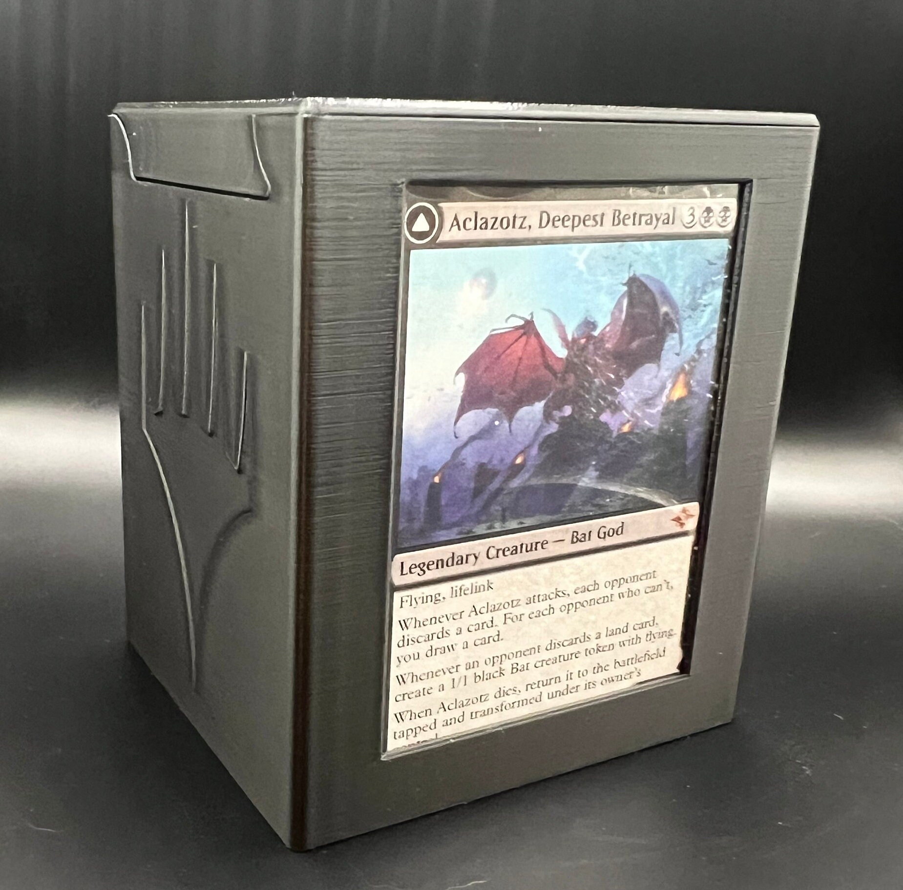 The Command Chamber: 3D Printed Commander Deck Box With Magnetic Lid ...