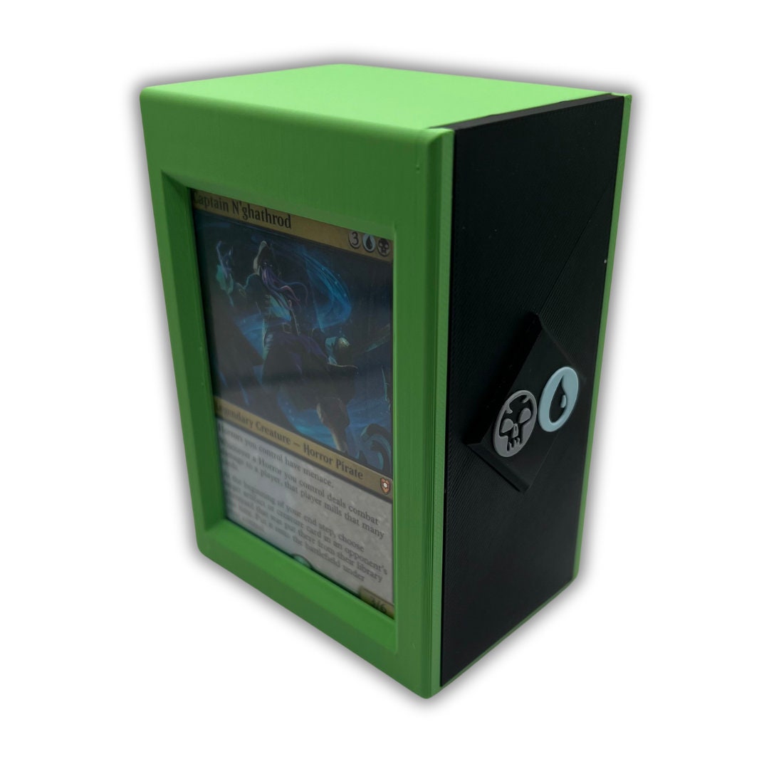 3d-printed Magnetic Deck Box: 60 Double Sleeved TCG Cards - Deckview 60 ...