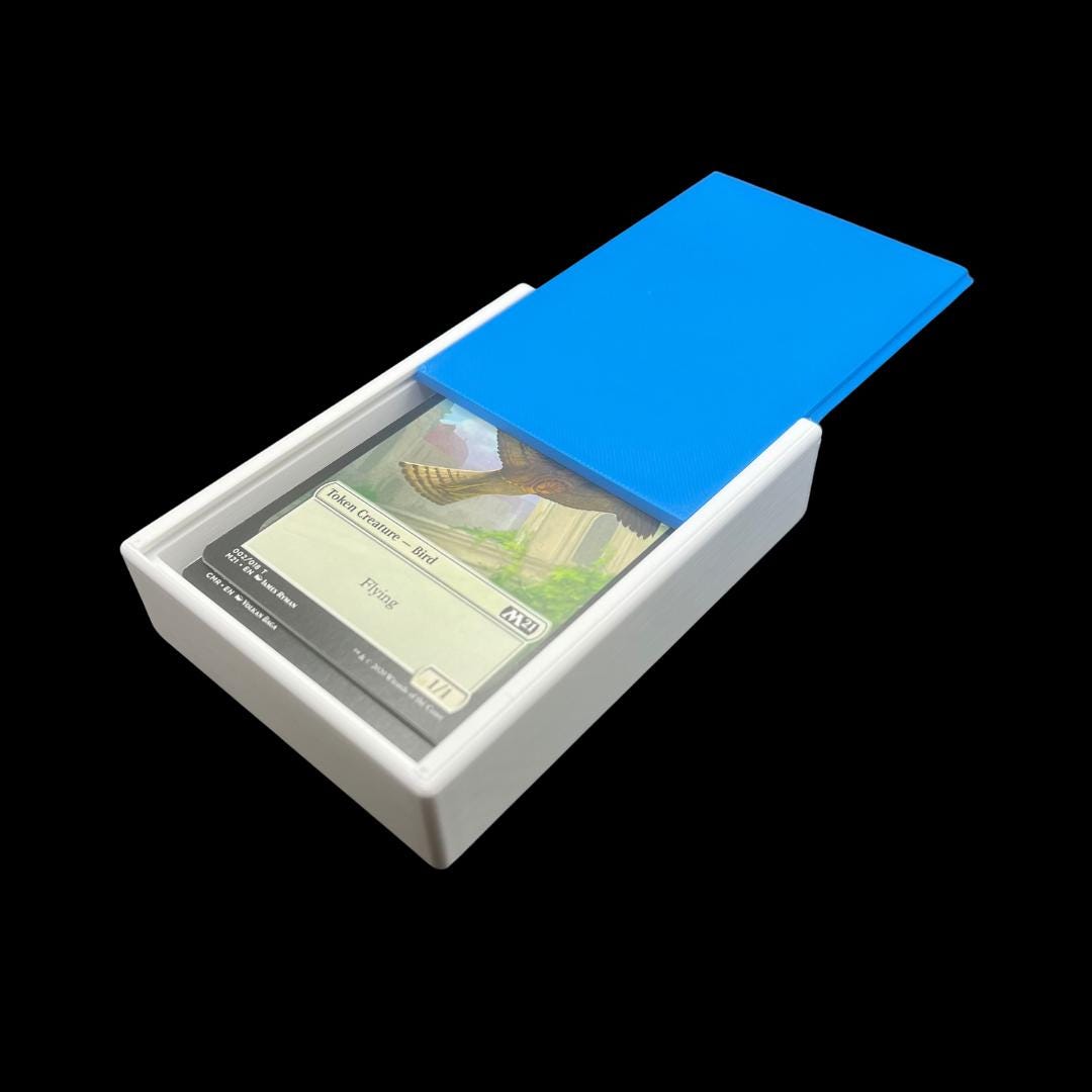 MTG Token Deck Box With Magnetic Enclosure - 3D Printed Token Storage ...
