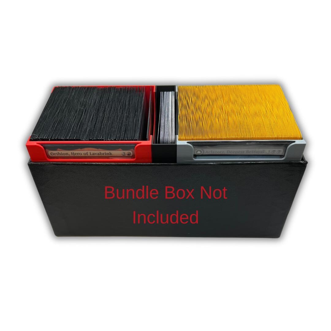 MTG Commander Deck & Token Containers - 3-piece Bundle Box Set - Etsy