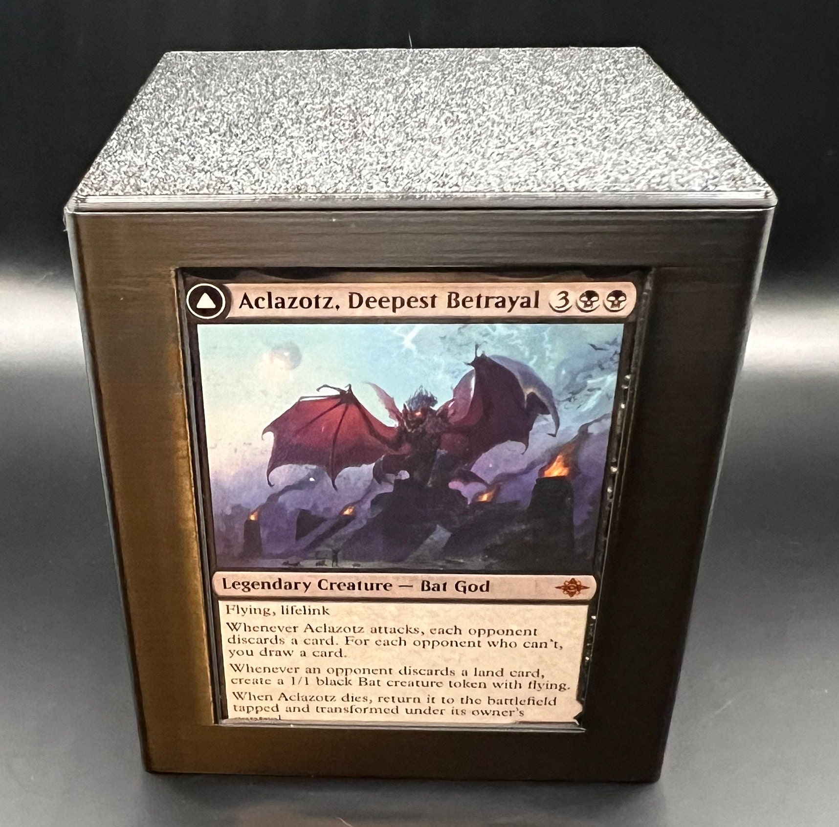 The Command Chamber: 3D Printed Commander Deck Box With Magnetic Lid ...