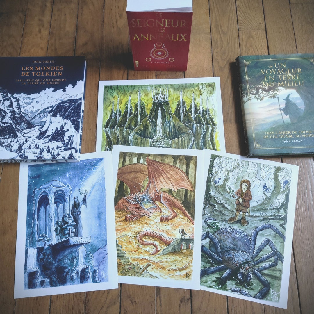 Tolkien Art Prints-lord of the Rings-tolkien Decor Print-middle Earth ...