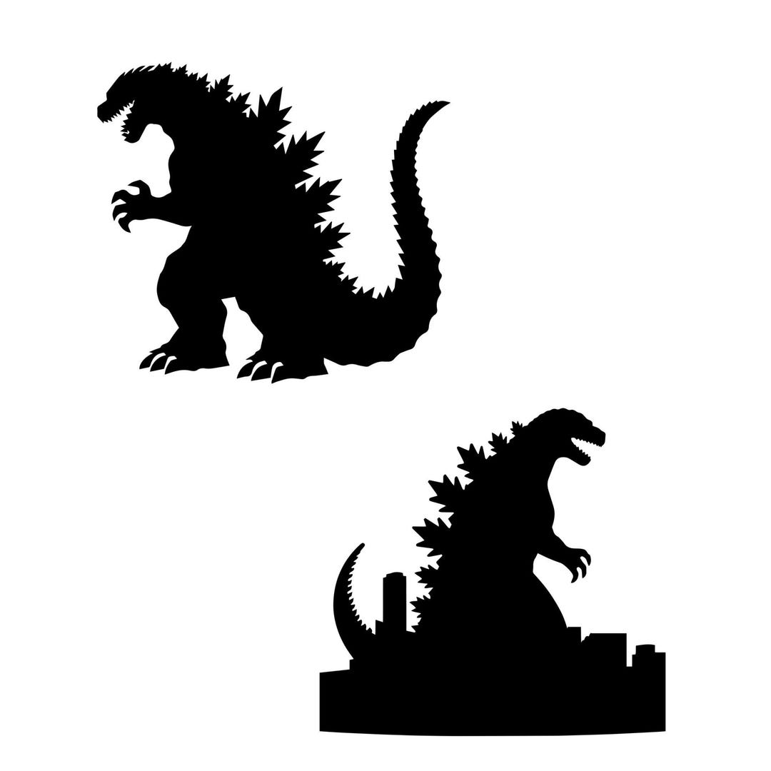 Godzilla Svg, High Quality Godzilla Png, Kong Svg for Cricut, Clipart ...