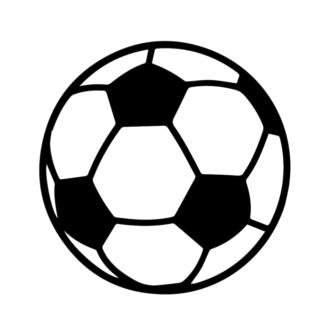 Soccer Ball SVG Files, Football Cut Files Png, Soccer Ball Vector Files ...