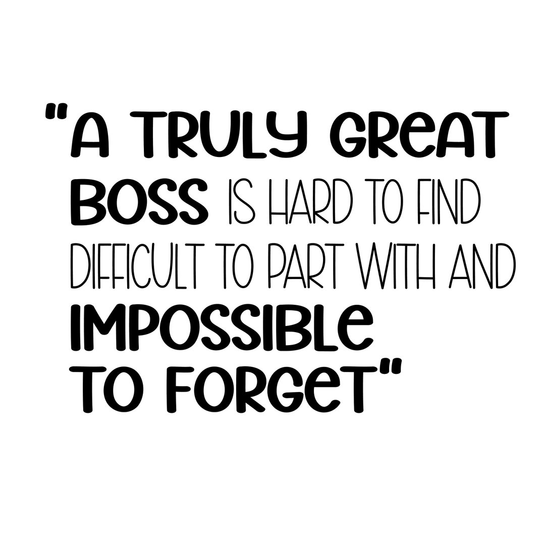 A Great Boss SVG, Boss Quote, Boss Sign, Retirement SVG, Retirement ...