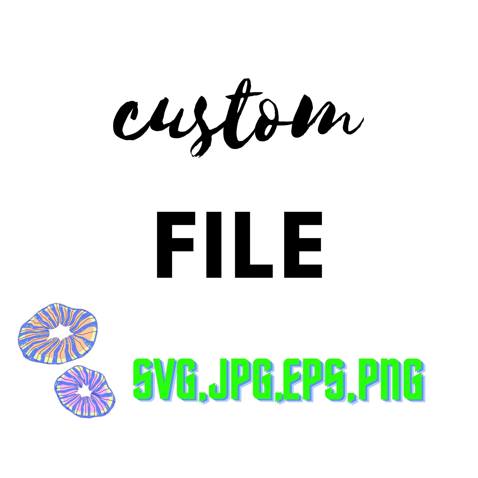 Custom Svg Cut Files, Digital Download, Made to Order - Etsy