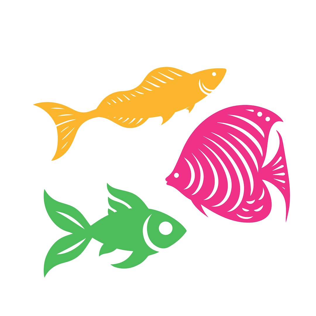 Cute Colorful Fish SVG, Fish Clipart, Fish PNG, Kid's Fish Clipart ...