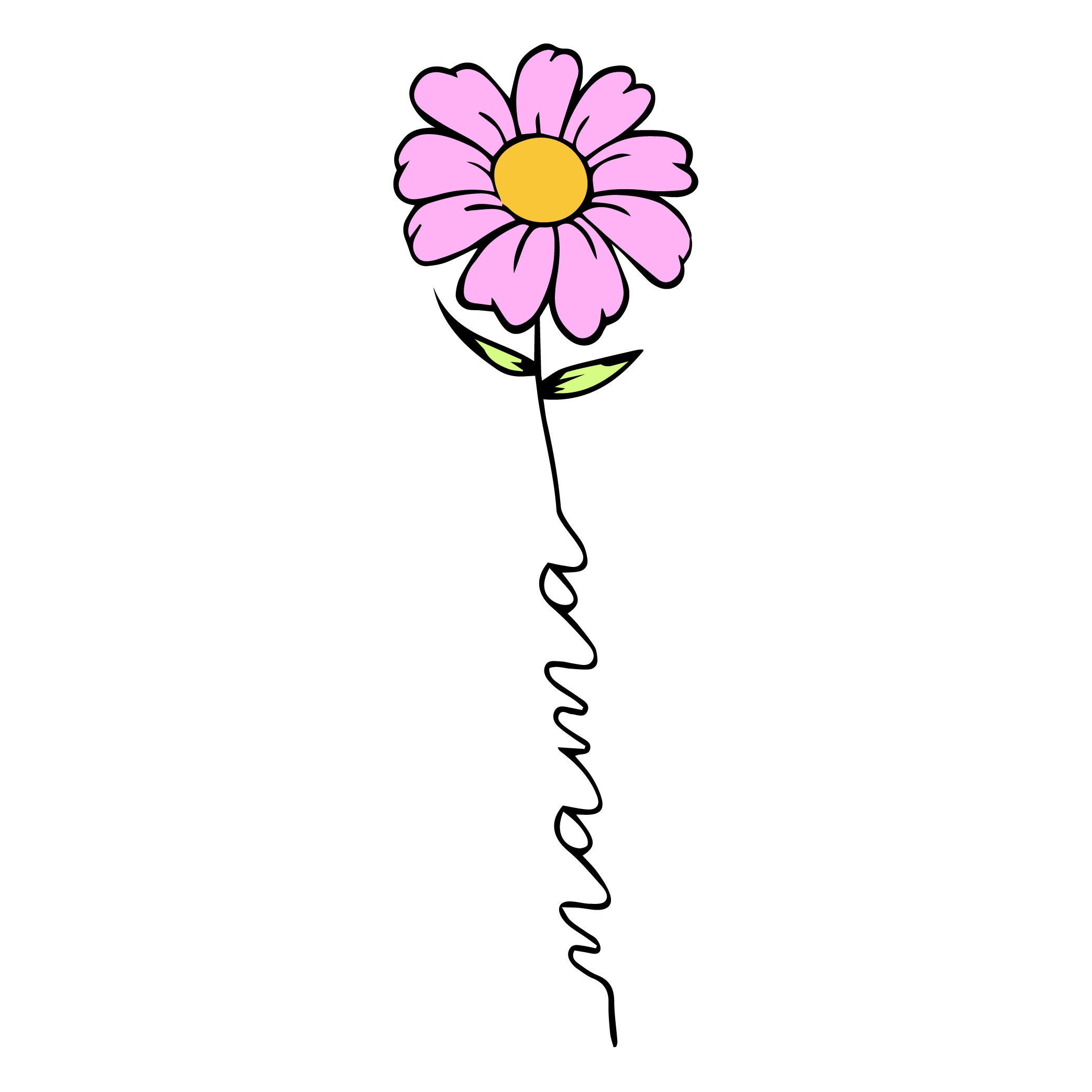 Mama Flower Svg Mother Svg Mom Svg Mothers Day Shirt Svg - Etsy