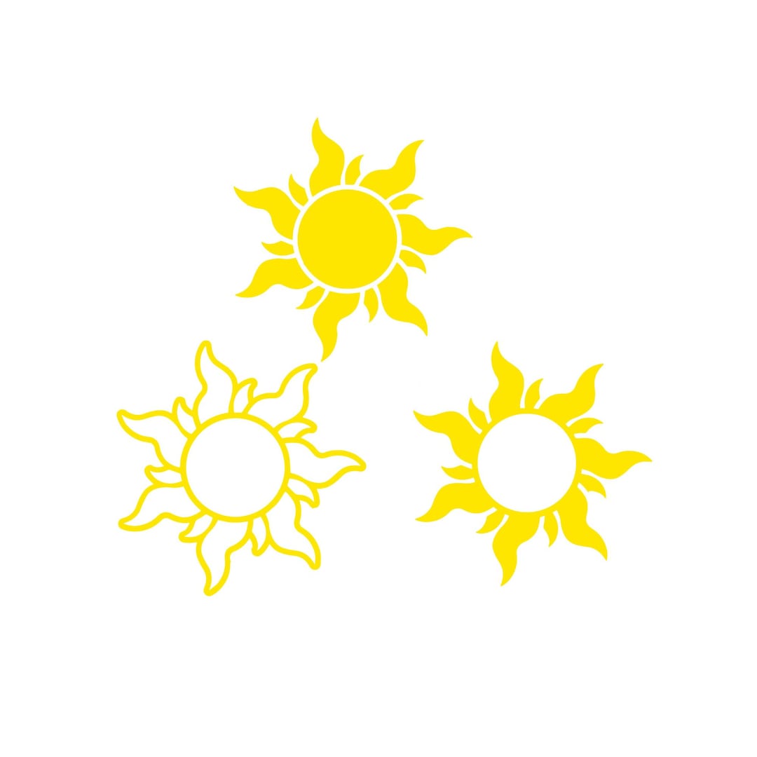 Sun SVG, Sun Cut File, Sun Clipart, Sunshine Svg, Summer Svg, Digital ...