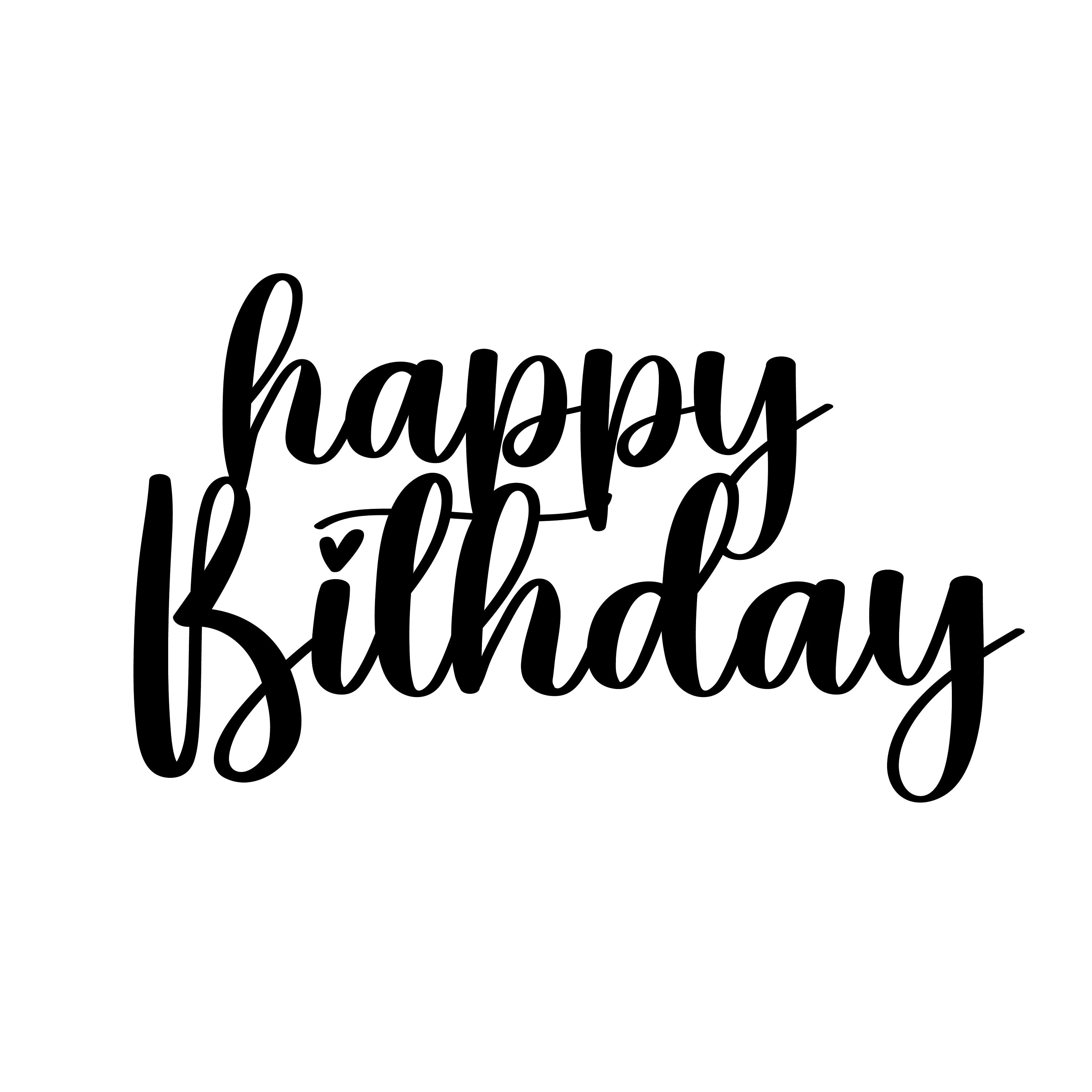 Happy Birthday Svg Digital Download Svg Etsy Uk