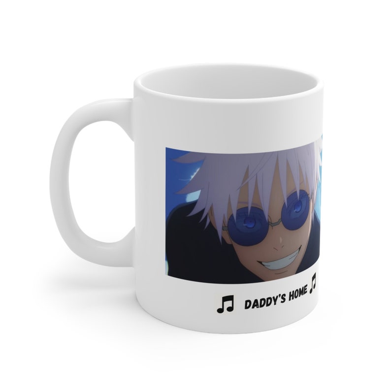 Gojo Satoru Daddy's Home, Jujutsu Kaisen Ceramic Mug 11oz - Etsy