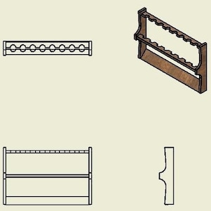 Wood Lathe Tool Holder Project Plan - Etsy
