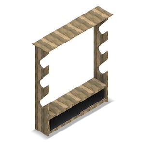 Gun Rack Project Plan - Etsy