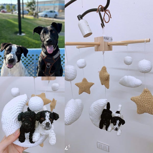 Custom Dog Baby Mobile - Etsy