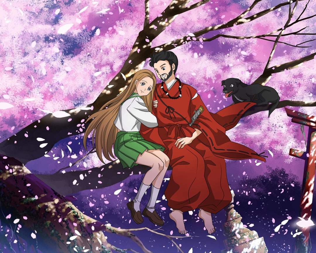 Digital Custom Anime Portrait, Custom Anime Drawing From Photo, Anime ...