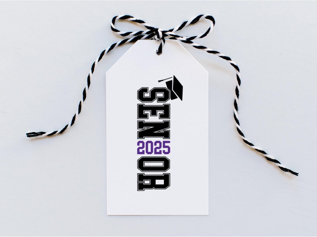 Congrats Grad Class of 2025 Gift Tags - Seniors 2025 Party Favors ...