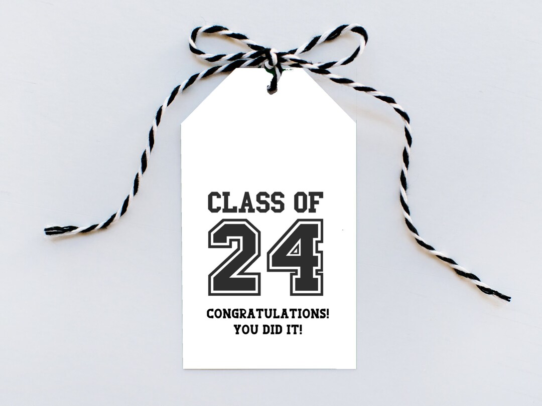 Graduation Gift Tags Perfect Party Favors for the Seniors in Class of ...