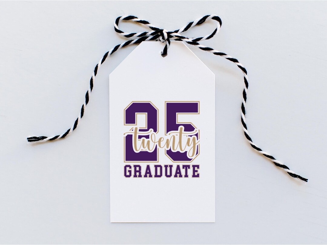 Congrats Grad Class of 2025 Gift Tags - Seniors 2025 Party Favors ...