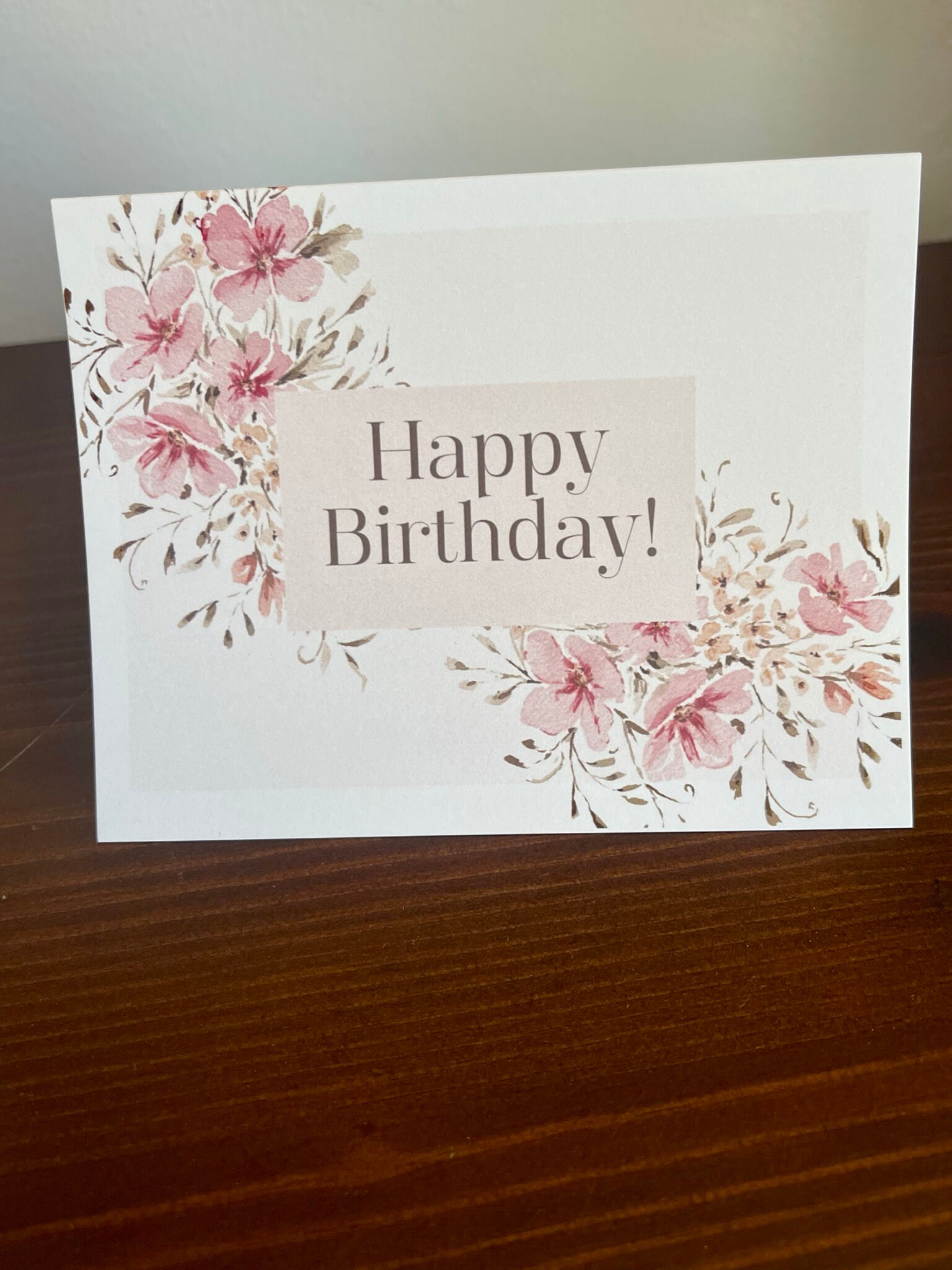 Floral Happy Birthday Card - for Her, Best Friend, Daughter - Etsy