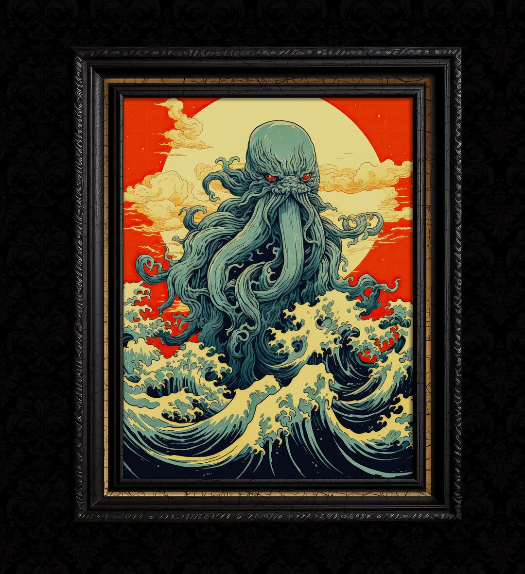 Cthulhu Wall Decor Print - Etsy