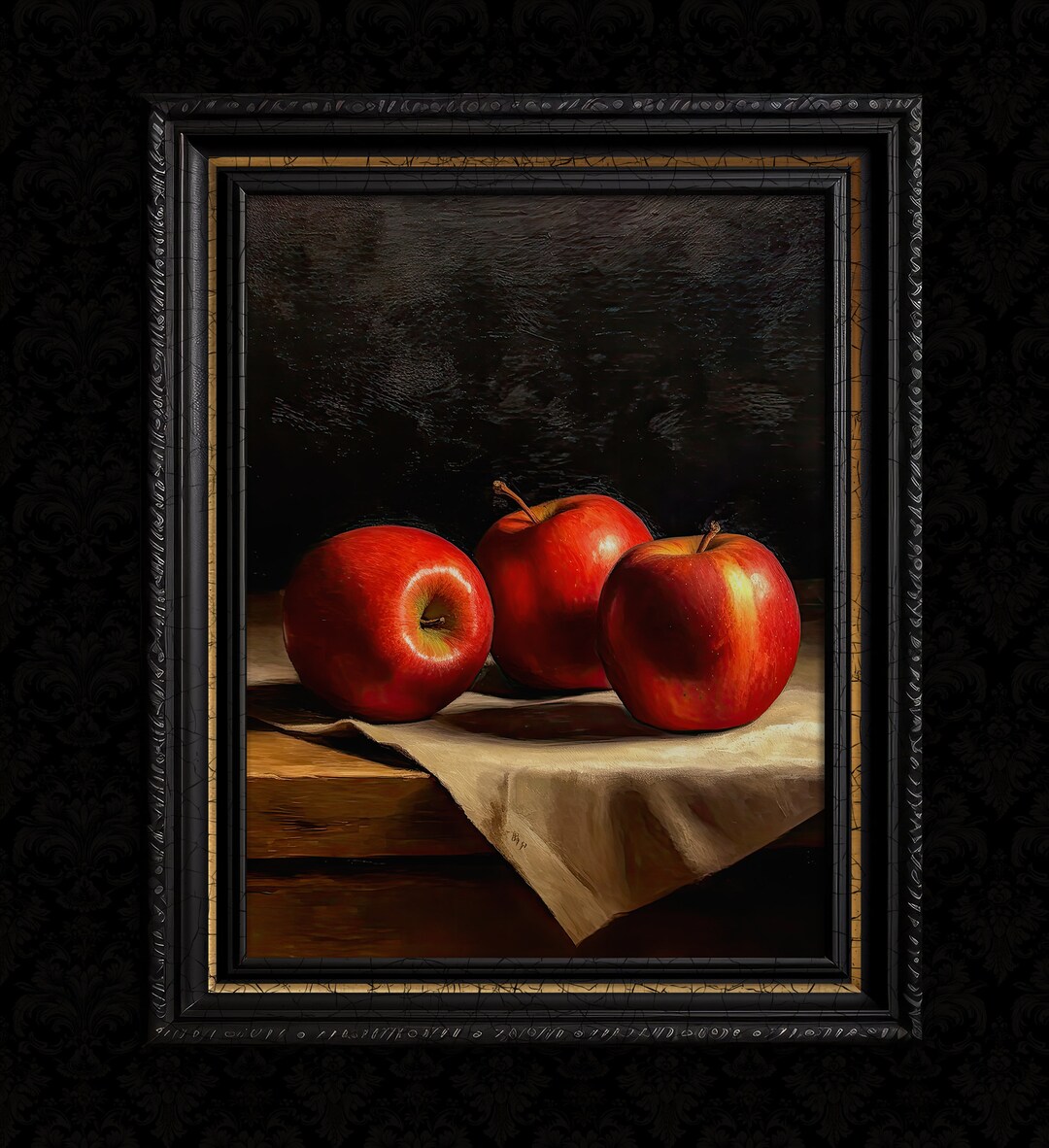 Vintage Apple Wall Art Print - Etsy
