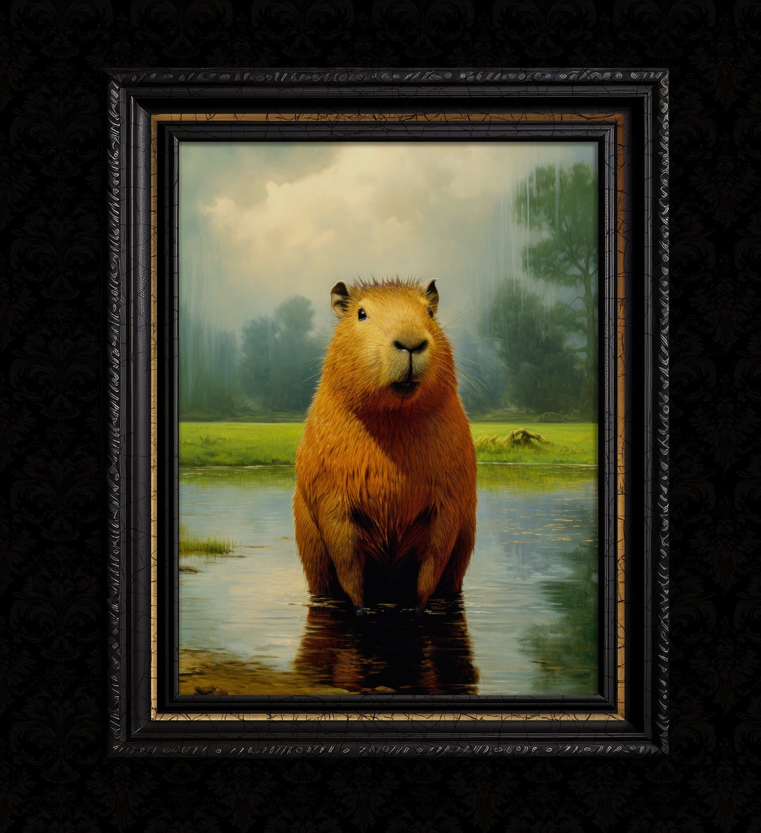 Capybara Wall Art Print - Etsy