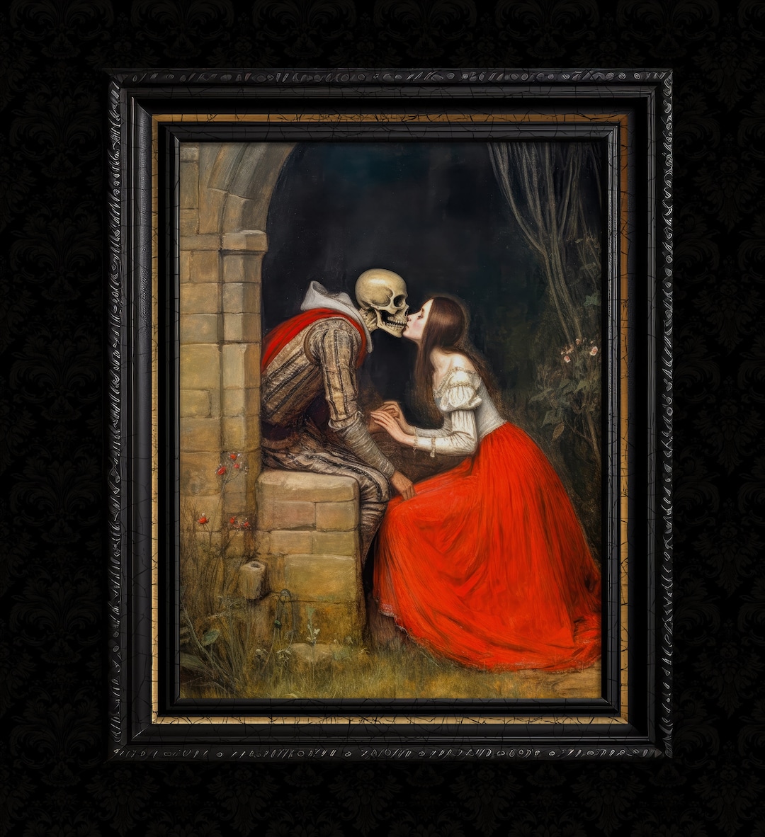 Gothic Romance Wall Decor Art Print - Etsy