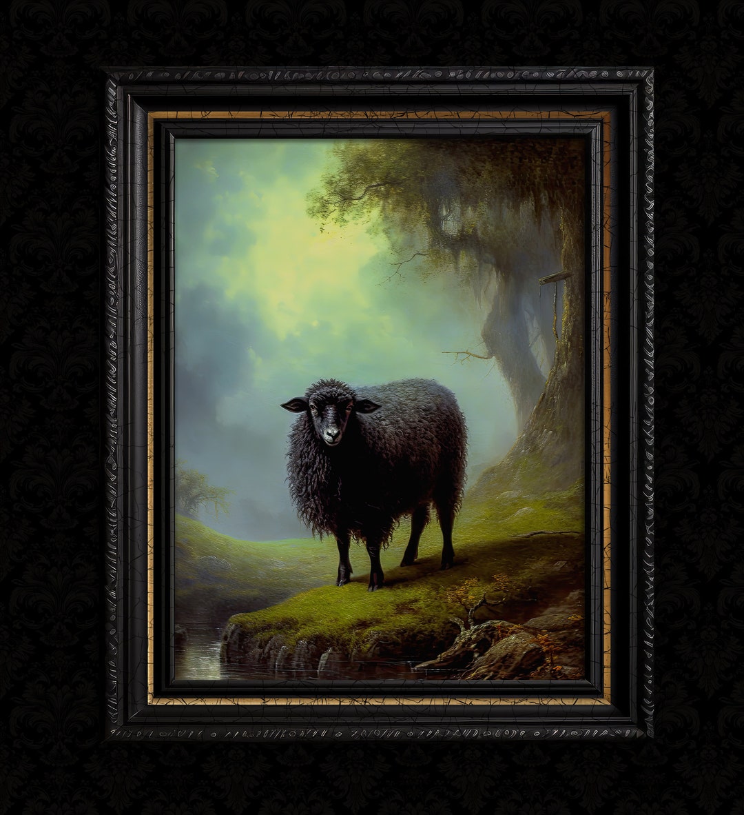 Black Sheep Decor Print - Etsy