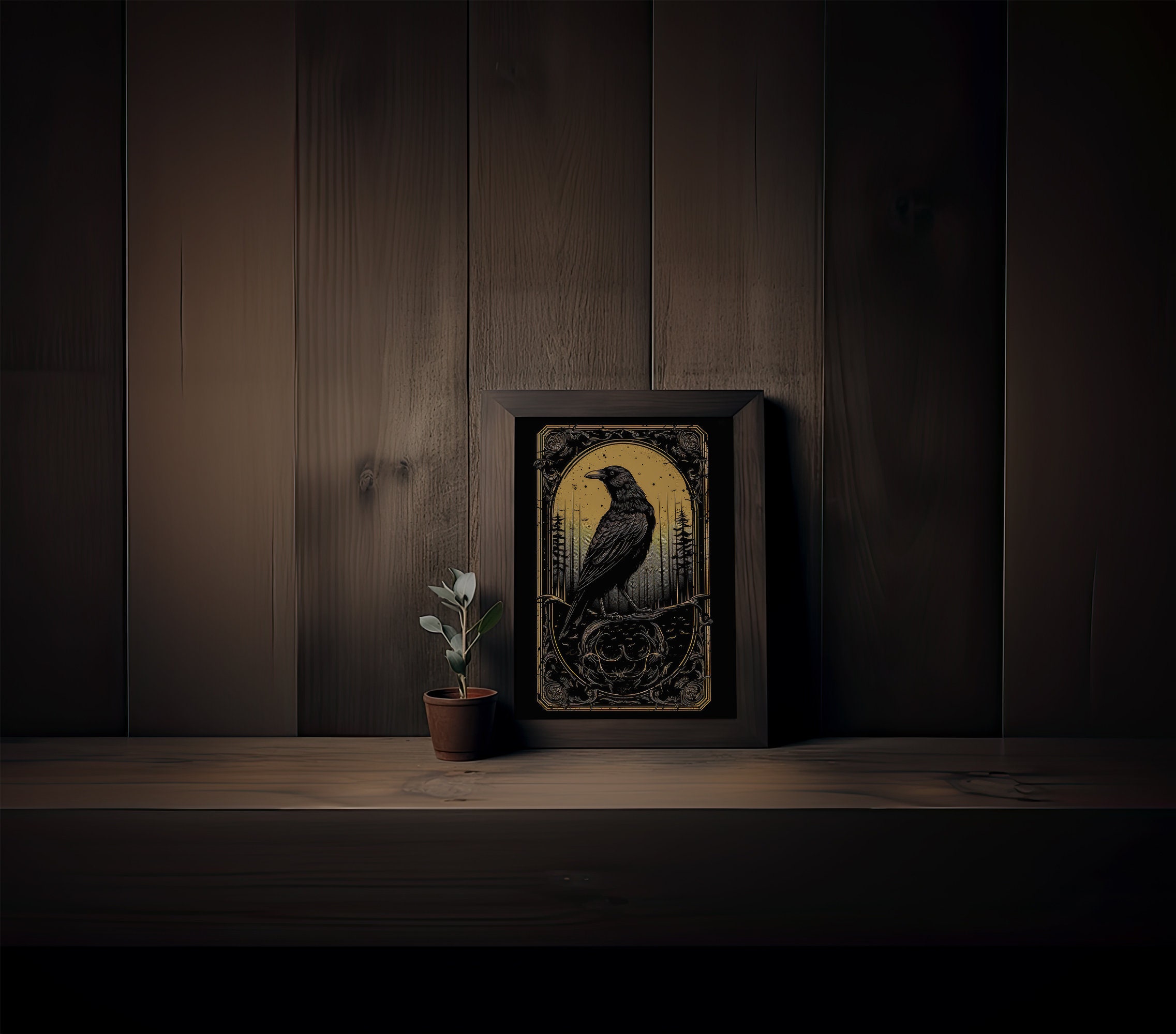 Raven Art Print - Etsy