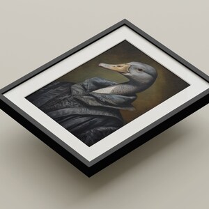 Goose Art Print Fantasy Animal Portrait - Etsy