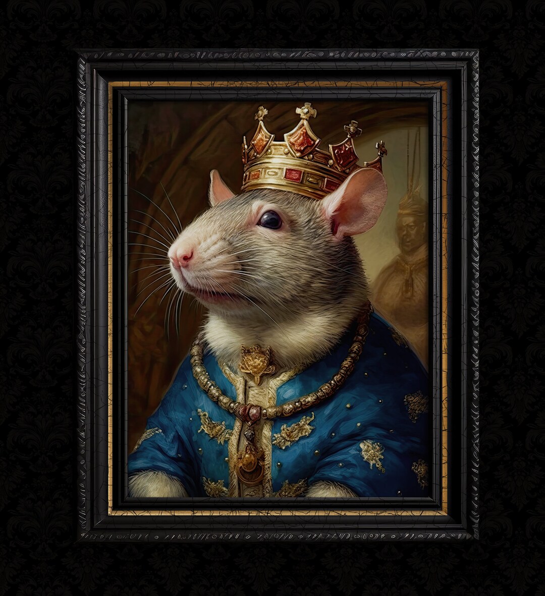 Gothic Rat King Home Decor Poster Vintage Wall Art Print - Etsy