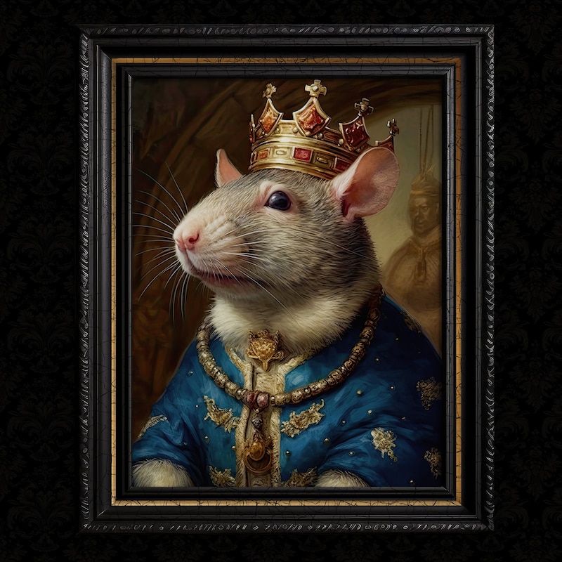 Rat Painting - Etsy