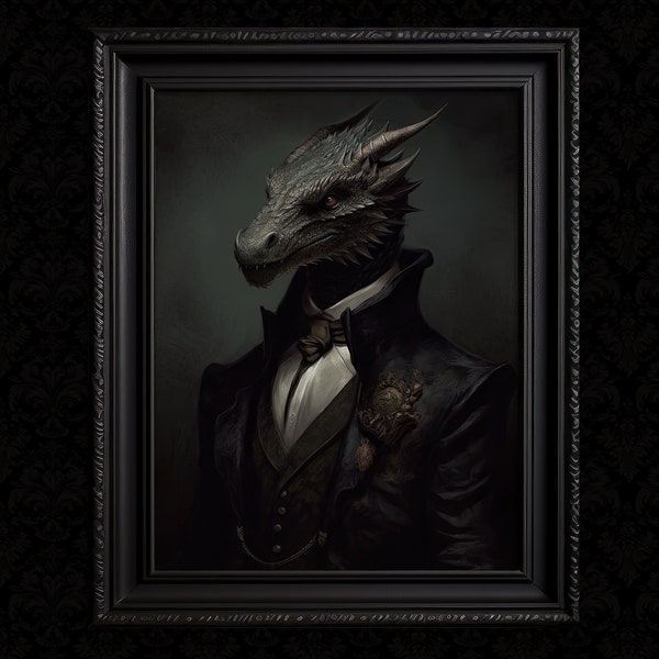 Victorian Dragon - Etsy