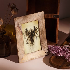 Winged Sea Monster Art Print - Etsy