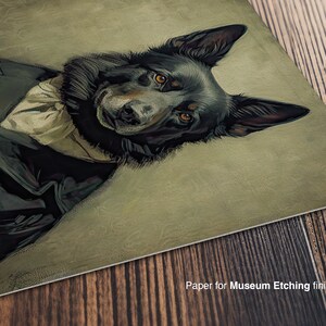 Victorian German Shepherd Vintage Wall Decor Print - Etsy